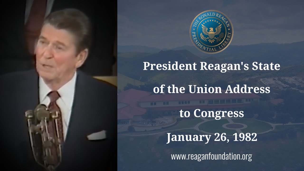 President Reagan's State of the Union Address to Congress, January 26 ...