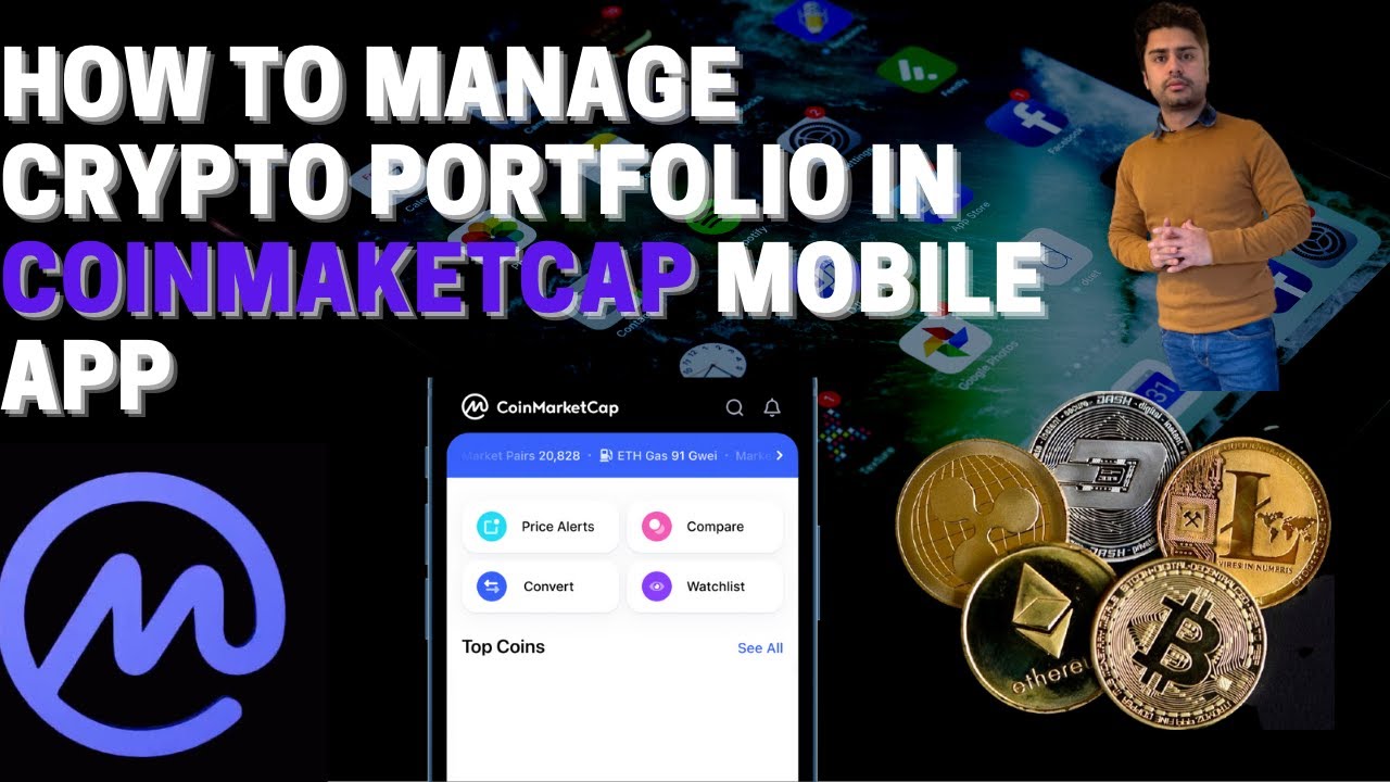 How to manage crypto portfolio in Coinmarketcap mobile app | cool ...