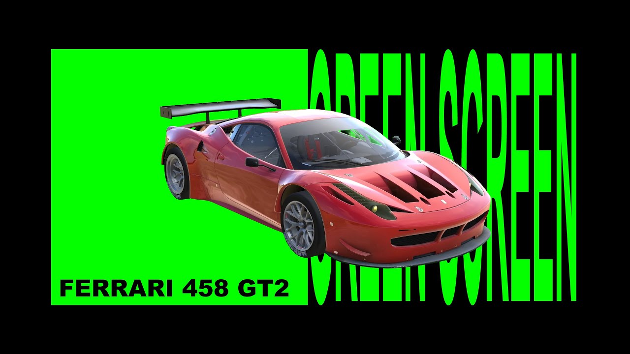 GreenScreen - Ferrari 458 GT2 - YouTube