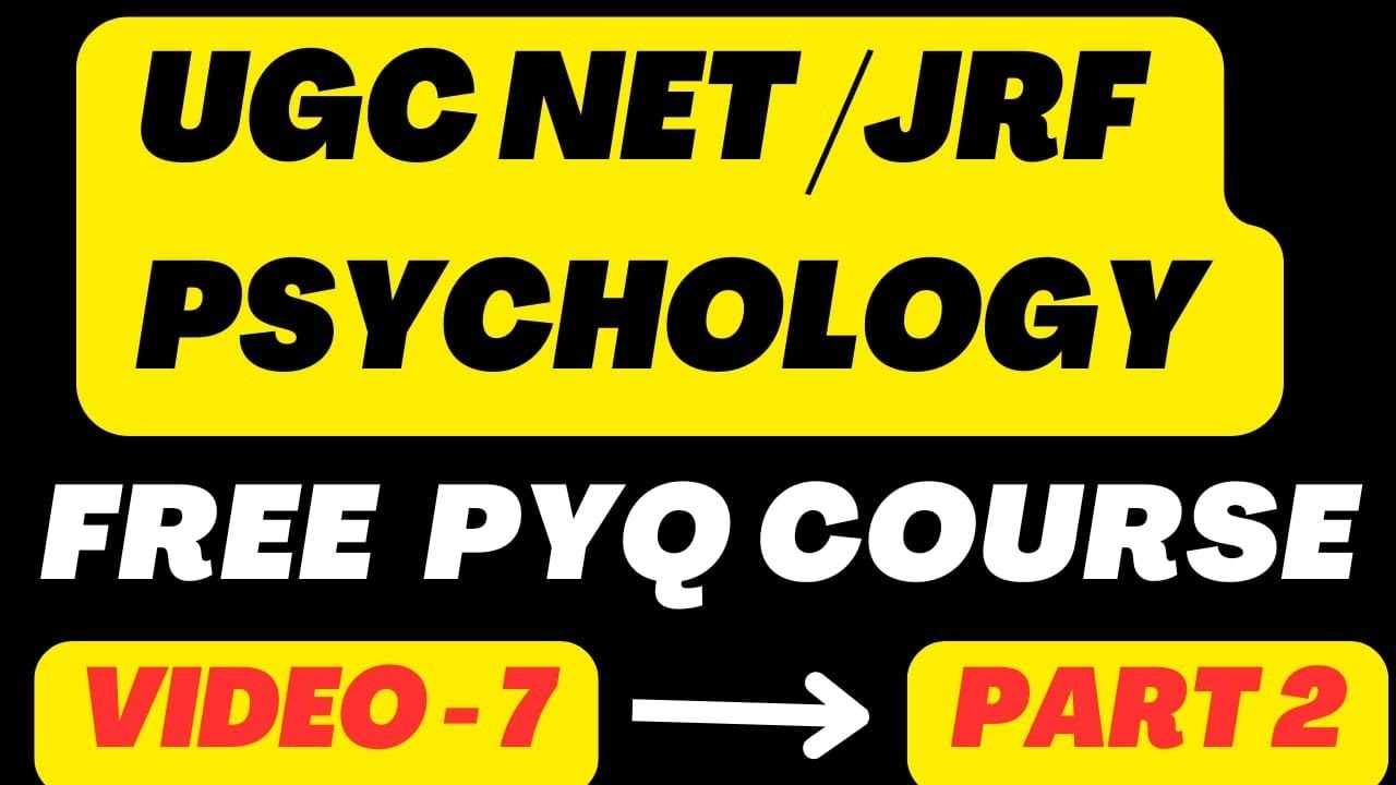 NET PSYCHOLOGY UNIT 7 - PERSONALITY THEORIES WITH PYQ (2024) - YouTube