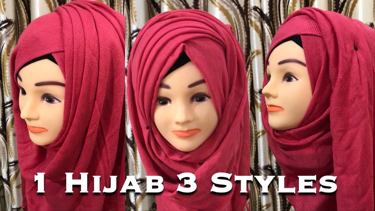 1 Hijab 3 Styles | 1 Sal 3 Model | Easy Hijab Styles | HIJABI - YouTube