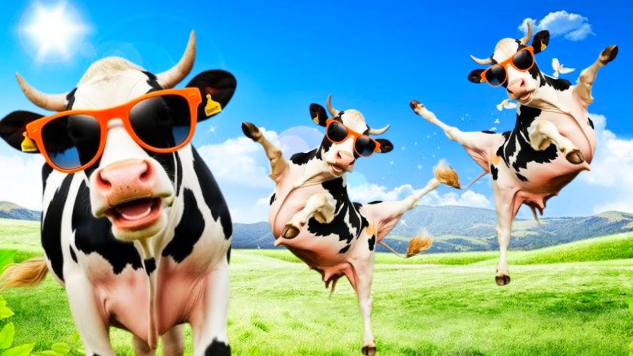 FUNNY COW DANCE -24 | COW DANCE & COW VIDEO| DANCING COW - YouTube
