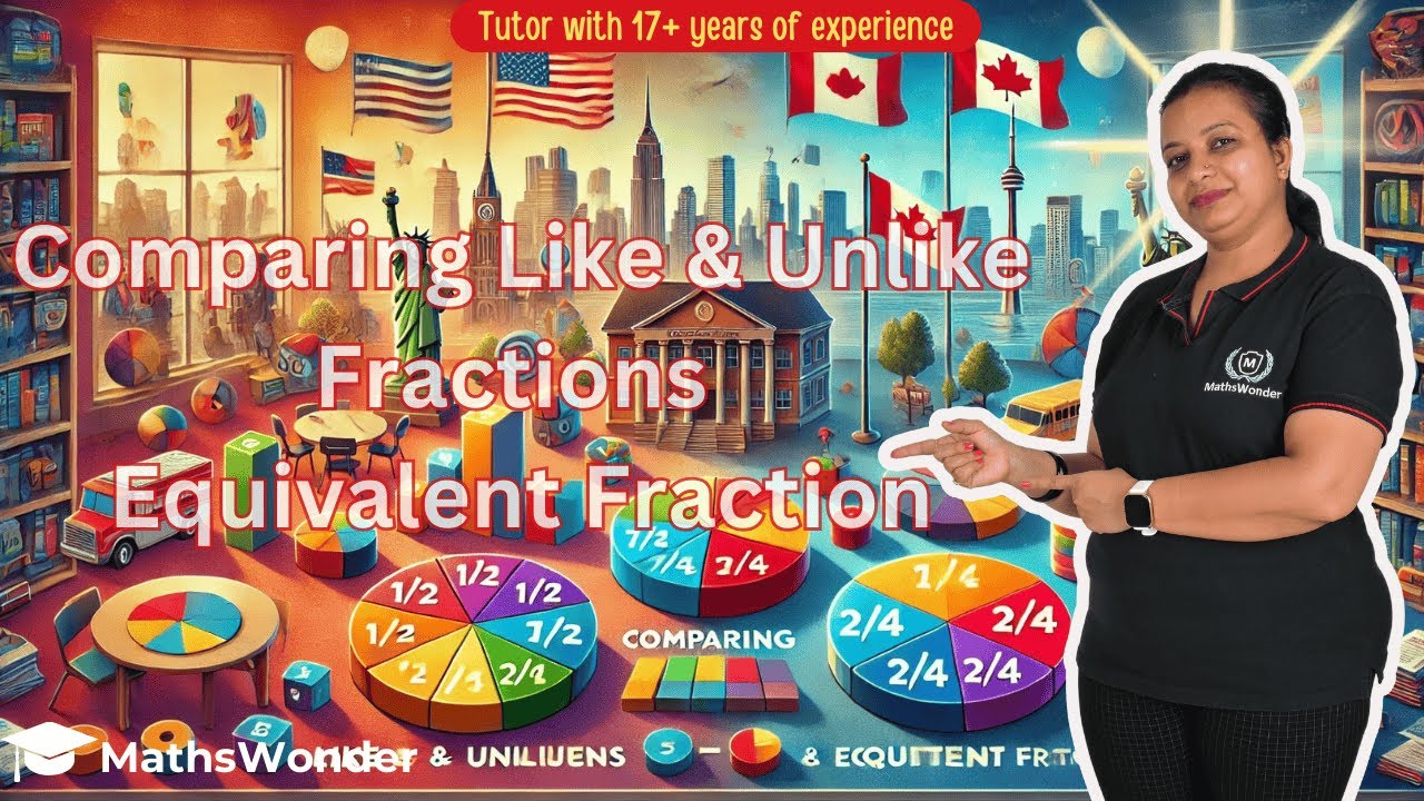 Comparing Fractions & Finding Equivalent Fractions | Grade 5 Math Made ...