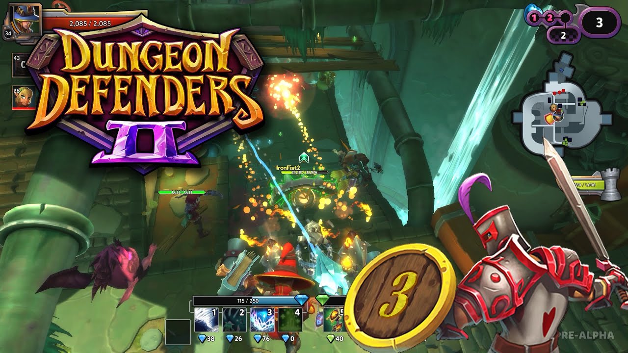 Dungeon Defenders 2 (Let's Play | Gameplay) Season 2 Ep 3: A Little Bit ...
