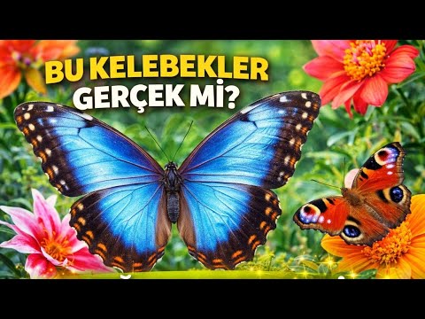 Bu Kelebekler Gerçek mi? 😲 Dünyanın En Güzel Türleri