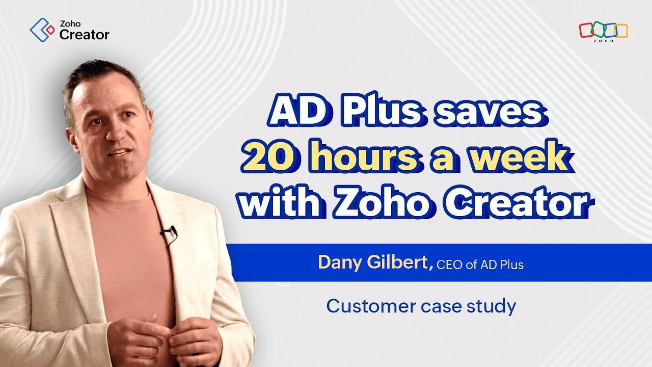 Armoires AD Plus: Innovating cabinet manufacturing processes with Zoho Creator - YouTube