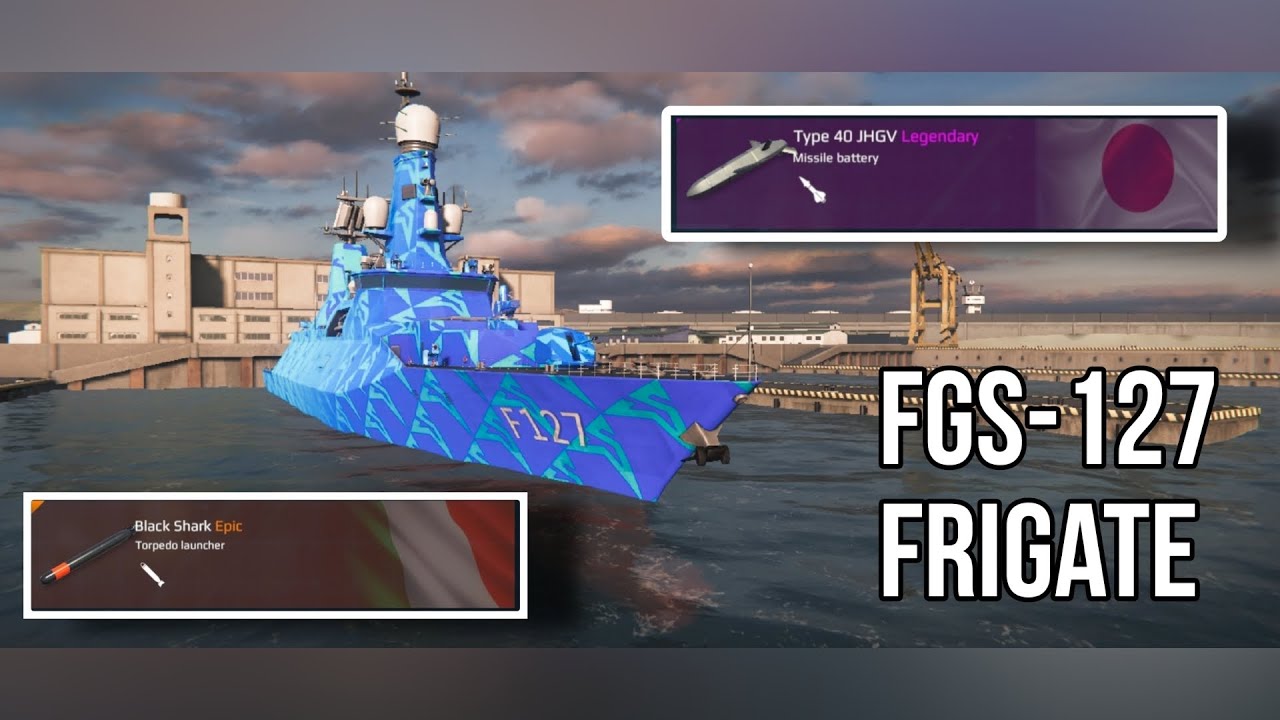 ⚡FGS-F127⚡ A destroyer in disguise but low HP. Modern warships may BP ...