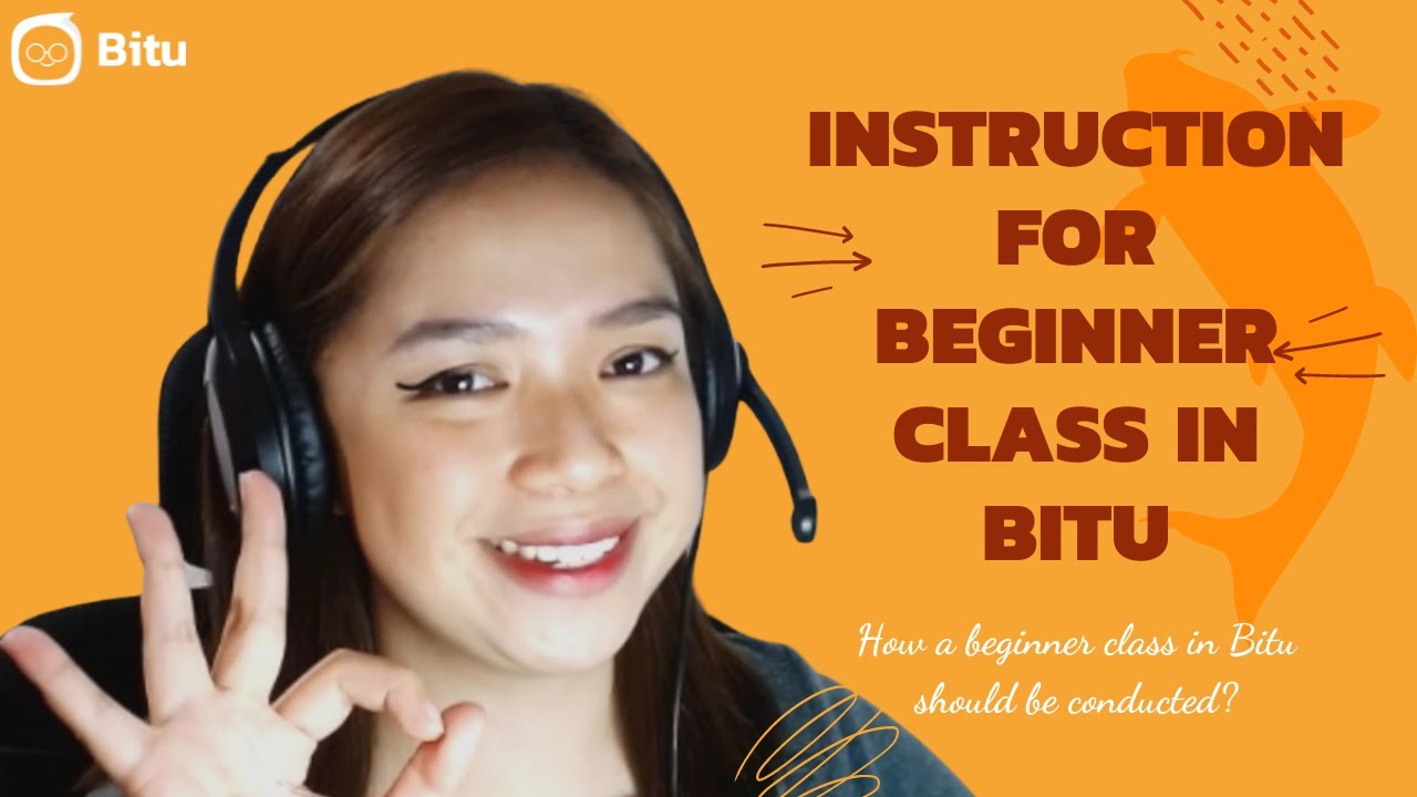 Class instruction for beginner class | BITU MODERATOR - YouTube