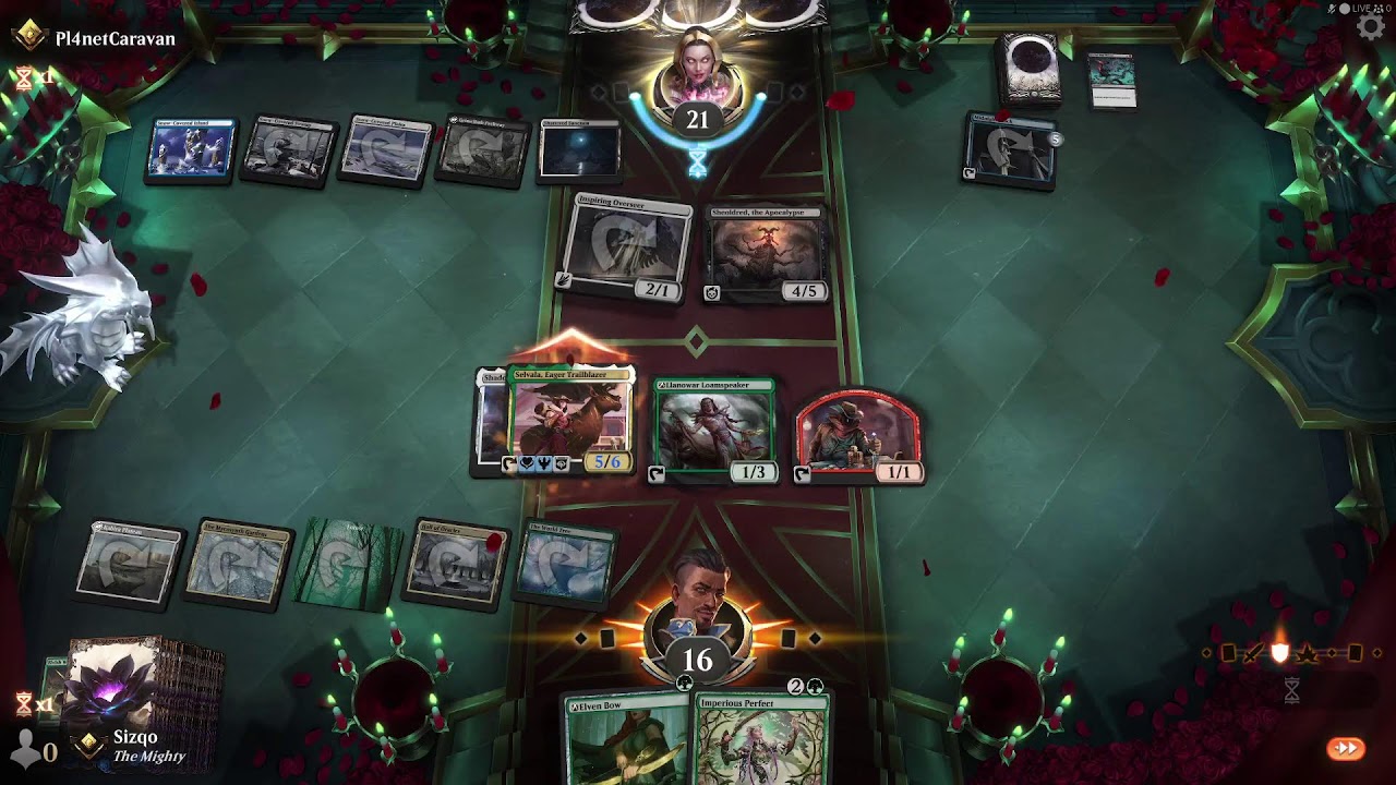 MTG Magic The Gathering Arena L8 @ Nitez & Chill Ranked Ladder Gameplay ...