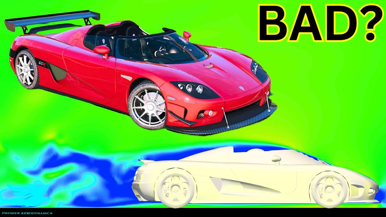 Surprising Aerodynamics of Convertible Koenigsegg CCX Supercar - YouTube