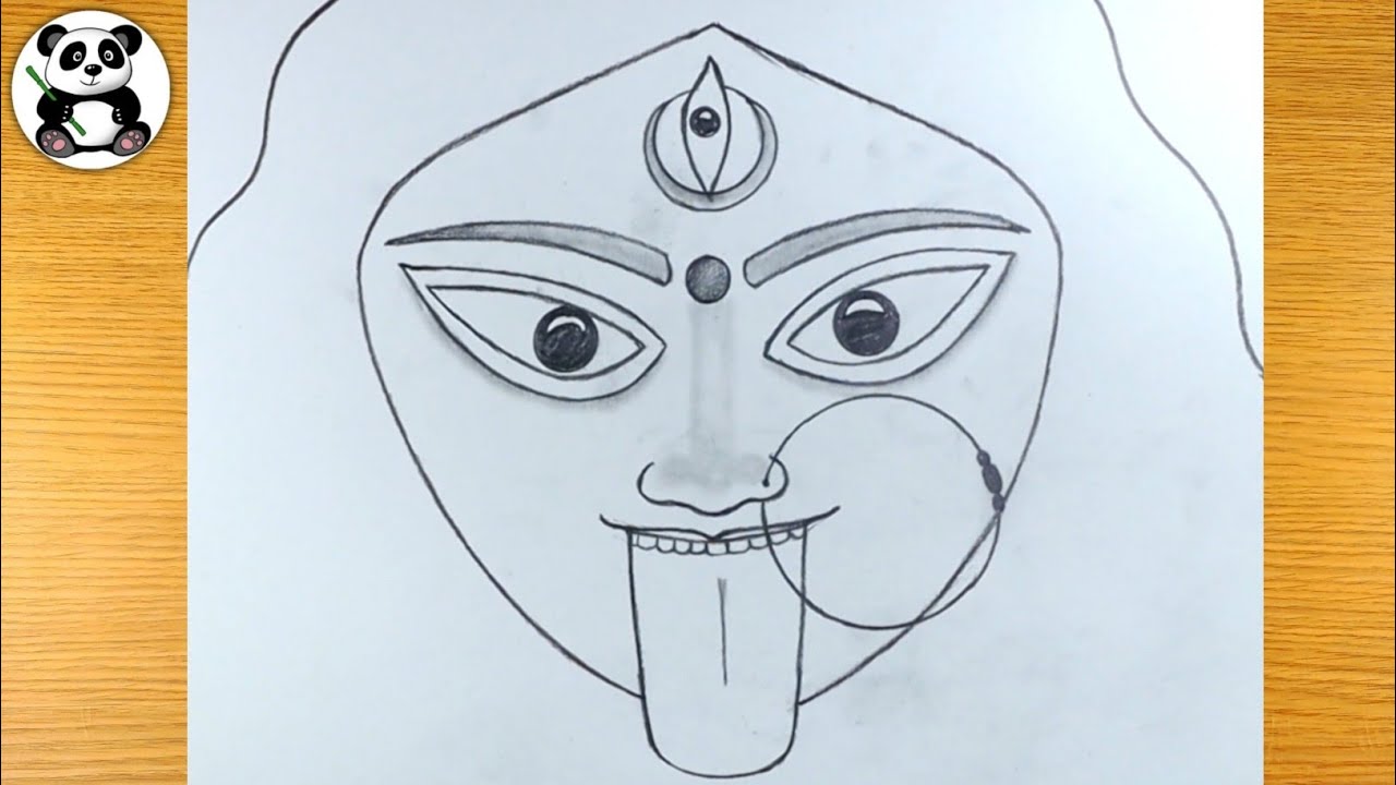 Maa kali pencil sketch | diwali gods draw | easy method drawings | easy ...