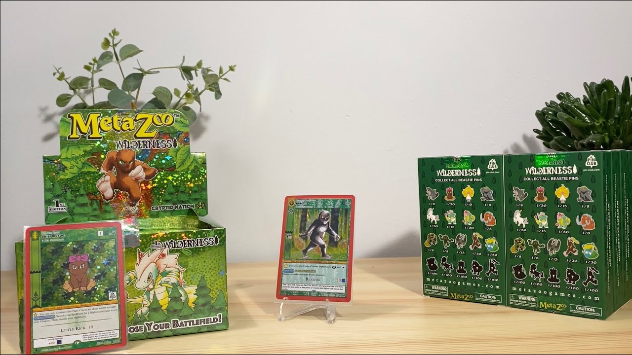 METAZOO WILDERNESS PIN CLUB & BOOSTER BOX OPENING!! - YouTube