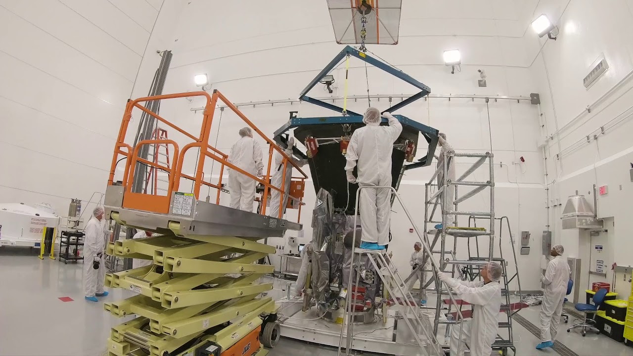 NASA: Heat shield installed on spacecraft heading to sun - YouTube