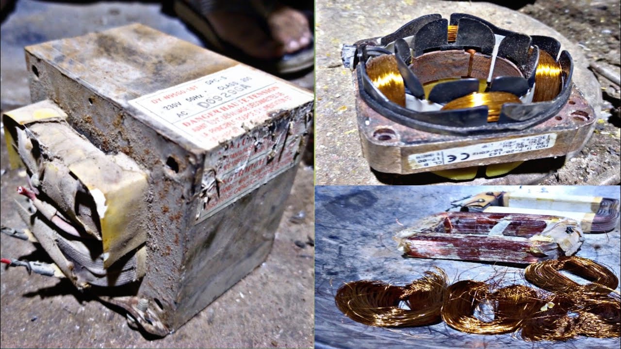 how to remove a transformer copper #copper #transformer - YouTube