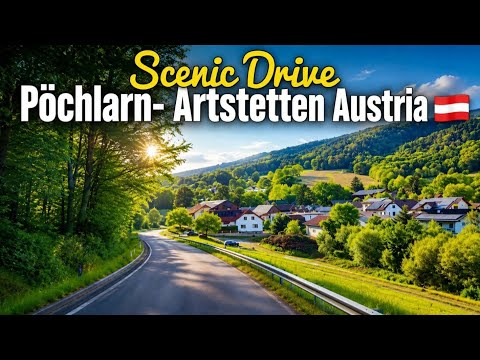 Most Scenic Bus Trip from Pöchlarn to Artstetten | Beautiful Village in Lower Austria 🇦🇹 