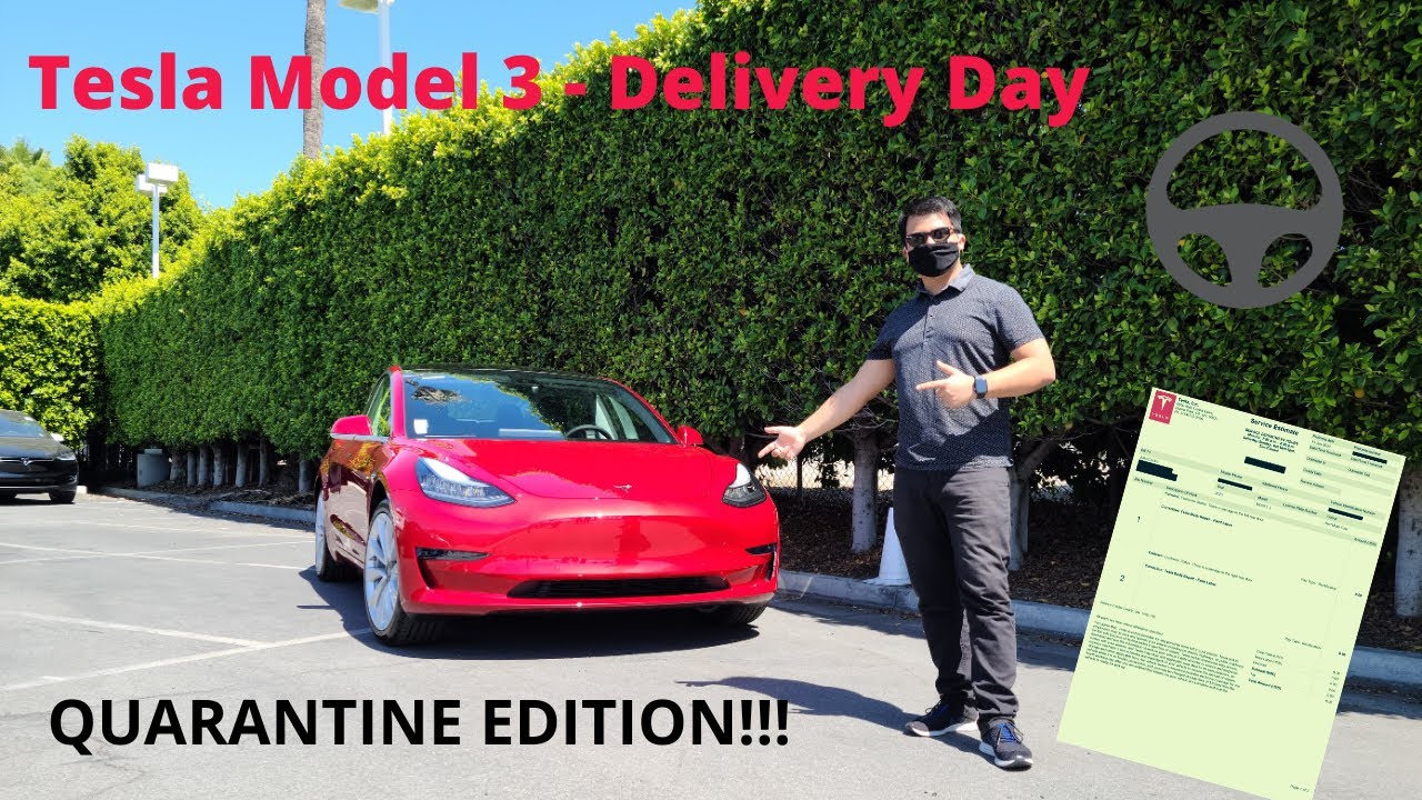 Tesla Model 3 Delivery - Quarantine Edition - YouTube