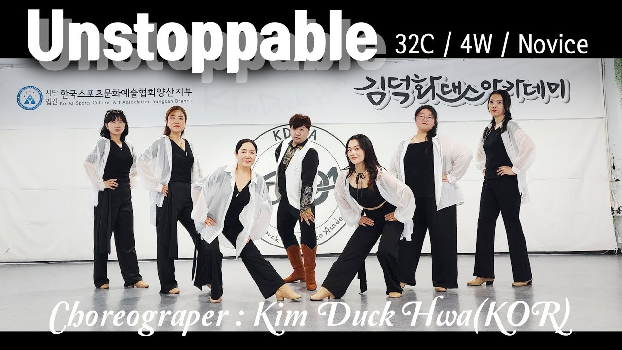 Unstoppable Line Dance (오전9시부) - YouTube