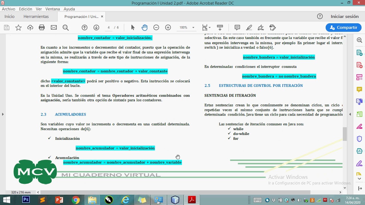 contadores, acumuladores y banderas en Java - YouTube