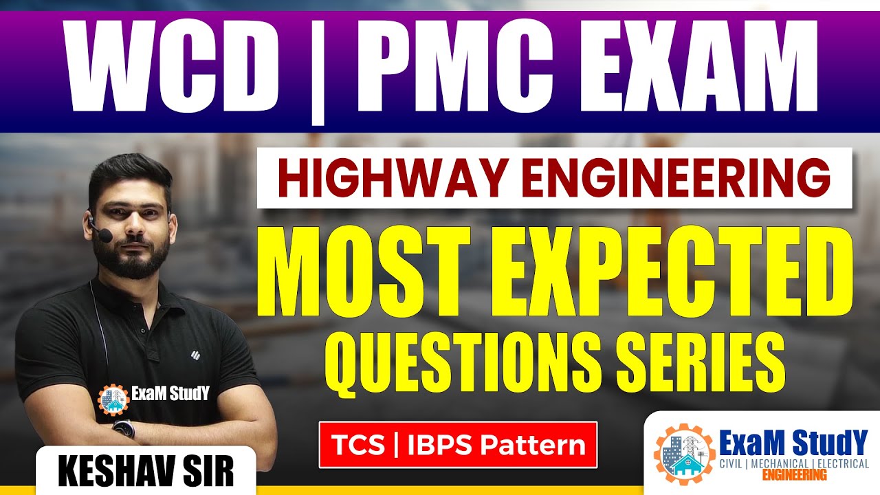 Highway Engineering MCQ | Most Expected Questions | TCS IBPS Pattern ...