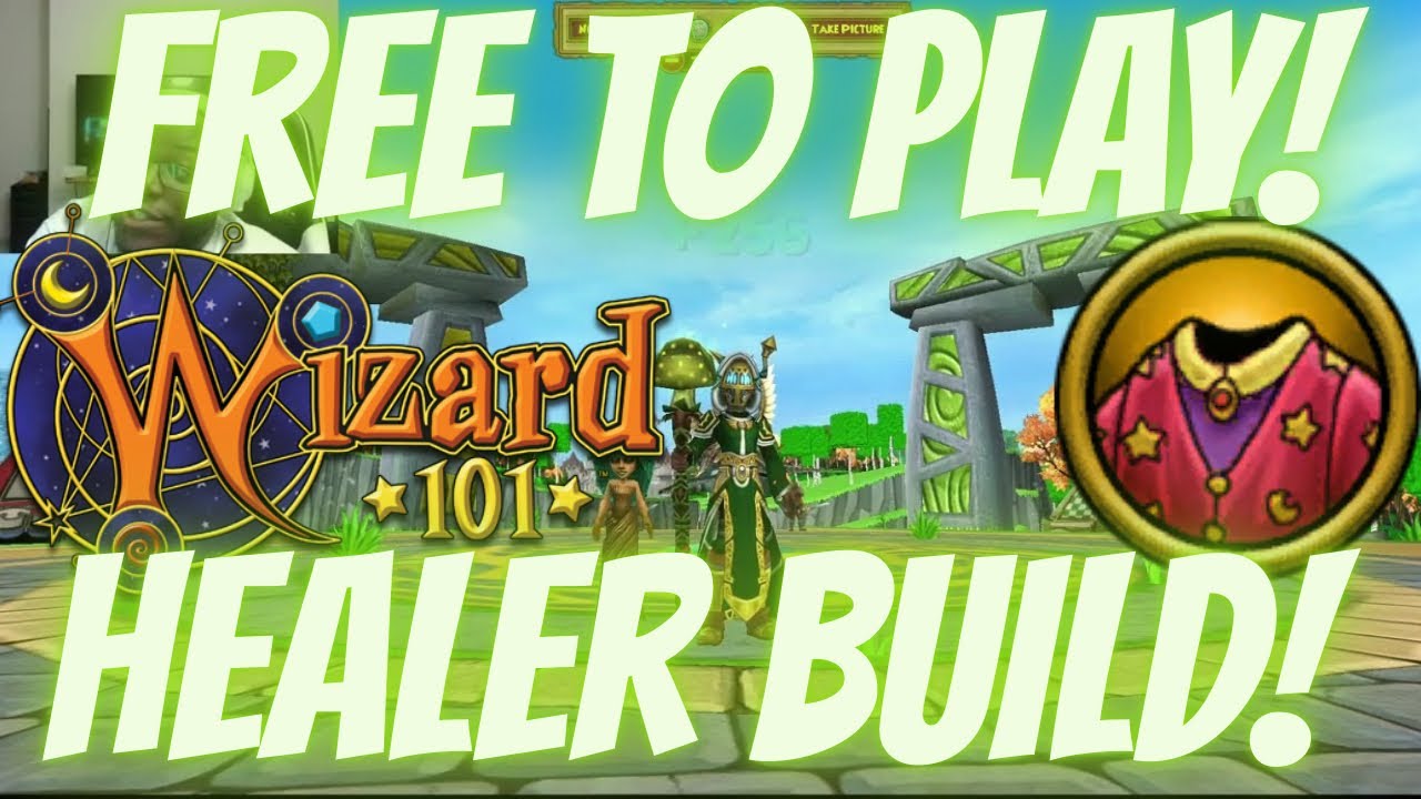 The Free To Play Healer Build! Wizard101 Life Healing Build! - YouTube