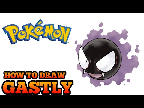 How to Draw Gastly || Pokemon Drawing || Pokemon #pokemon #anime - YouTube