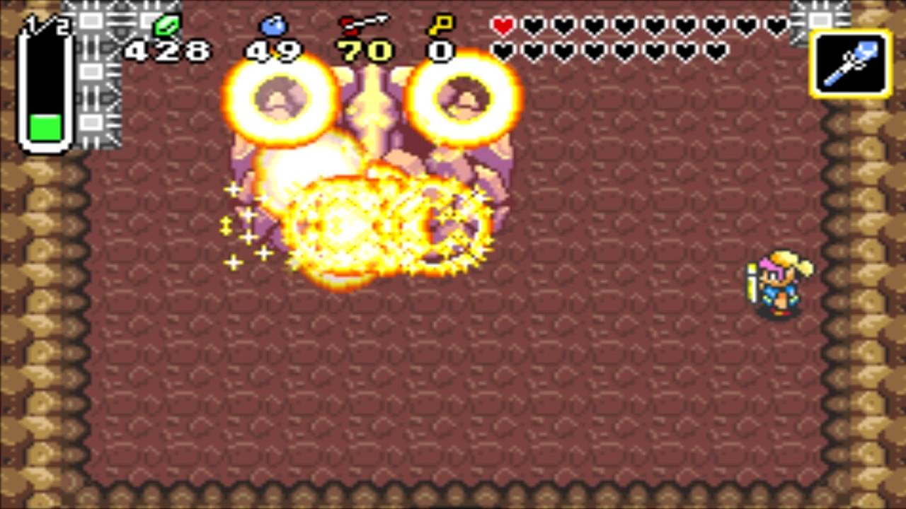 The Legend of Zelda A Link To The Past (GBA) Boss #11 Trinexx - YouTube