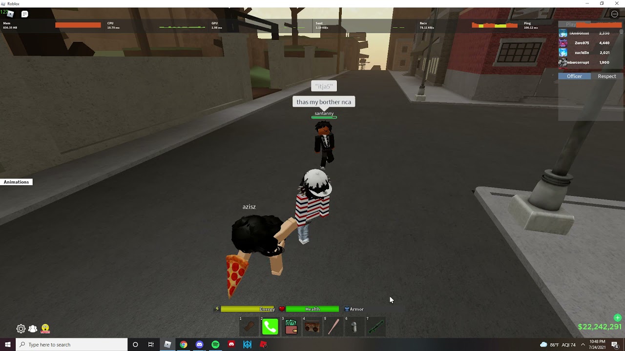 da hood skilled players.. - YouTube