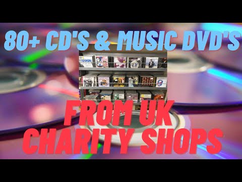 80+ CD'S & MUSIC DVD'S FROM UK CHARITY SHOPS - YouTube