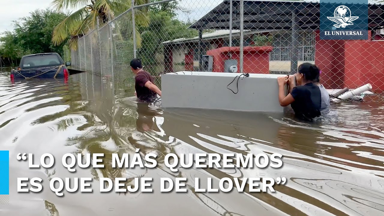 Acapulqueños hacen el recuento de los daños tras paso de John - YouTube