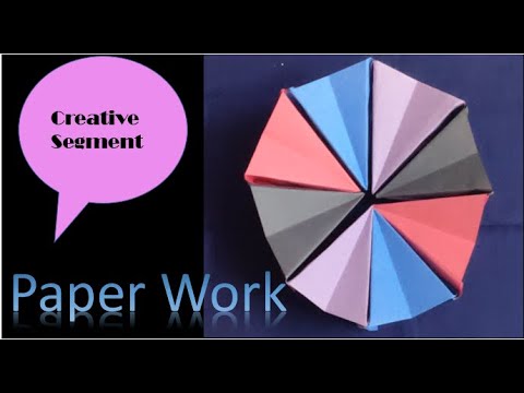 New Segment creative Paper craft # Origami paper#Easy Origami for kids ...