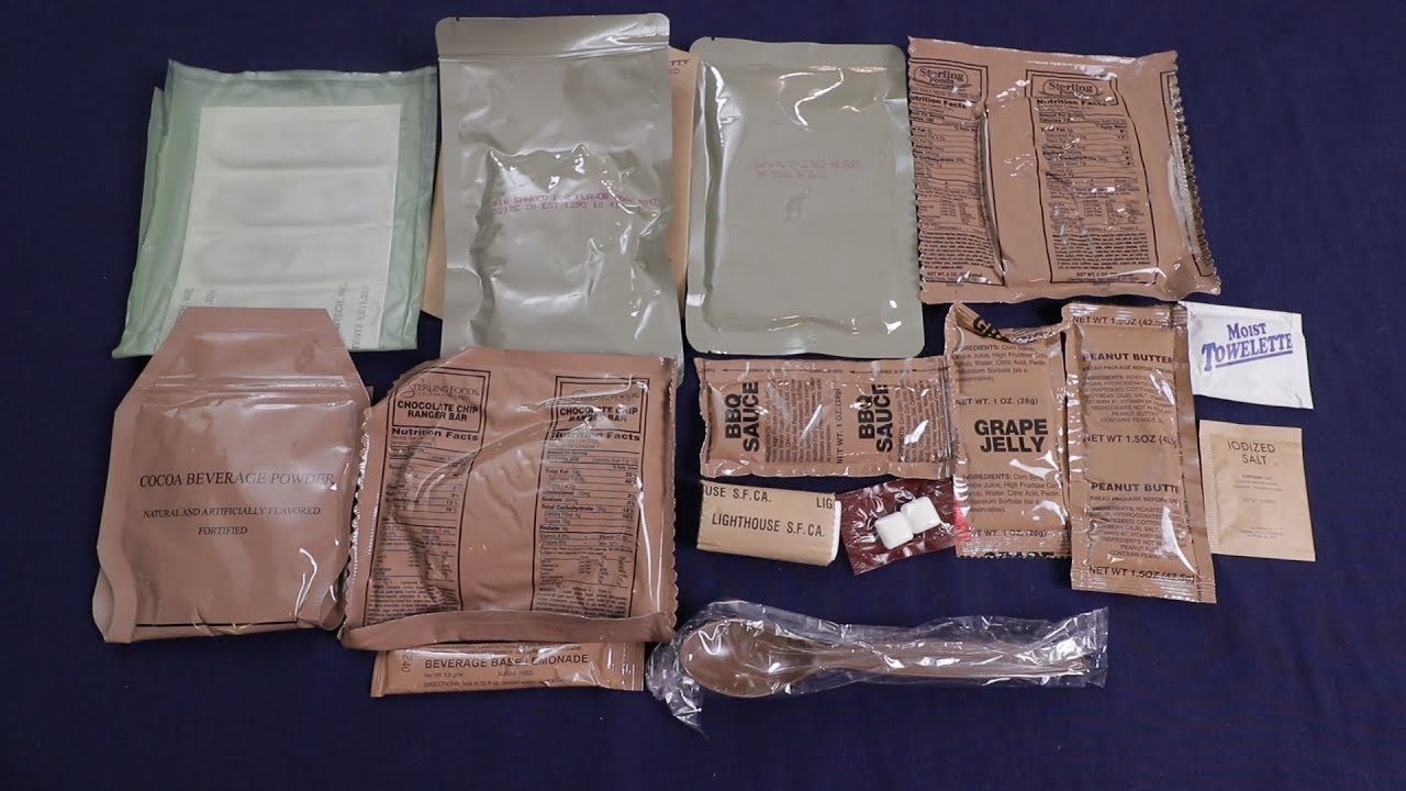 US MRE 2015 review Rib Shaped Pork Patty - YouTube