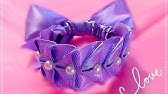 DIY/МК/Как сделать резиночки на пучок волос для девочек и девушек - YouTube