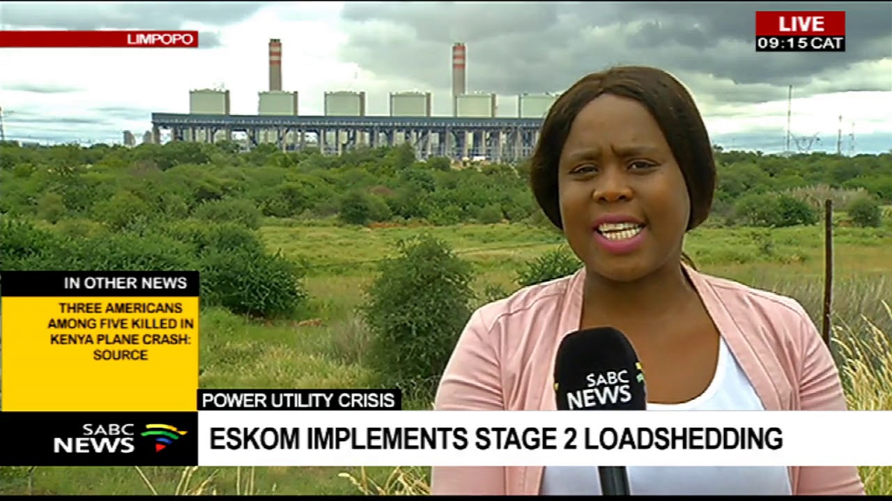 Power utility crisis | Eskom implements stage 2 loadshedding - YouTube
