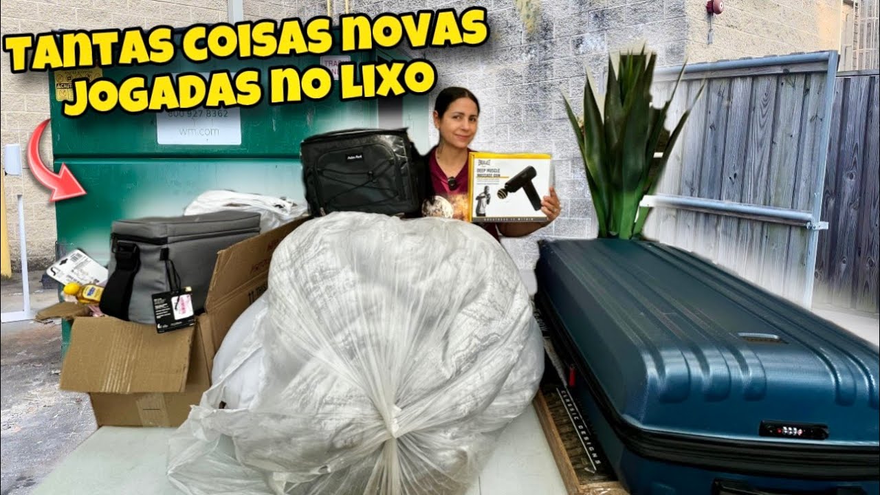 Tantas coisas novas jogadas no lixo dos Estados Unidos!🇺🇸 - YouTube