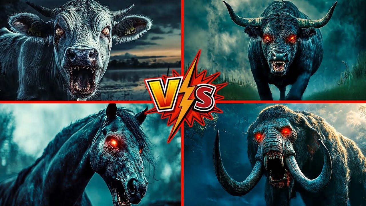 Zombie Cow 🆚 Zombie Bull 🆚 Zombie Horse 🆚 Zombie Mammoth - Tiles Hop ...
