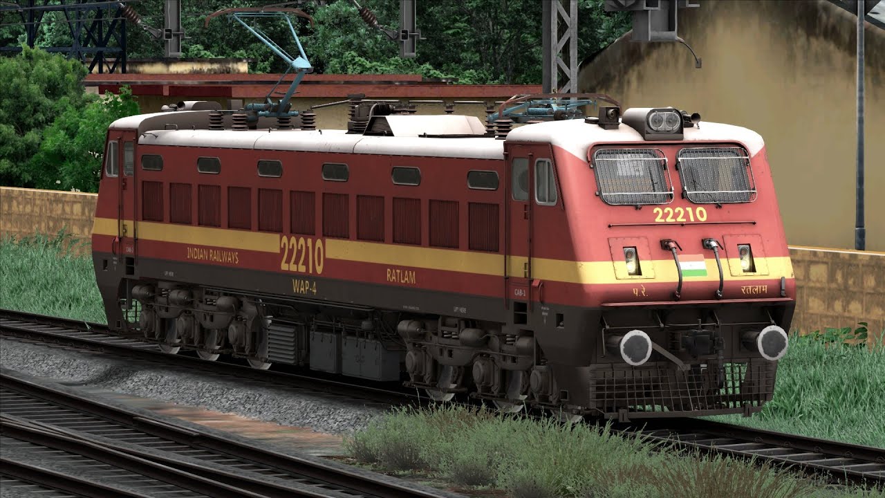 WAP4 COUPLING HUMSAFER EXP ( NEW UPDATA WAP4 ) | BUMPY RAILROAD - Train ...