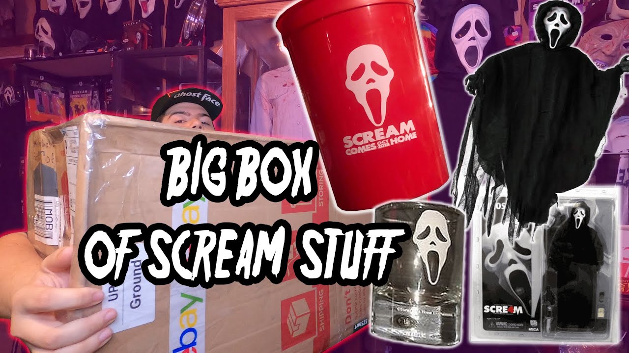 Unboxing a BIG box of Scream stuff! - YouTube