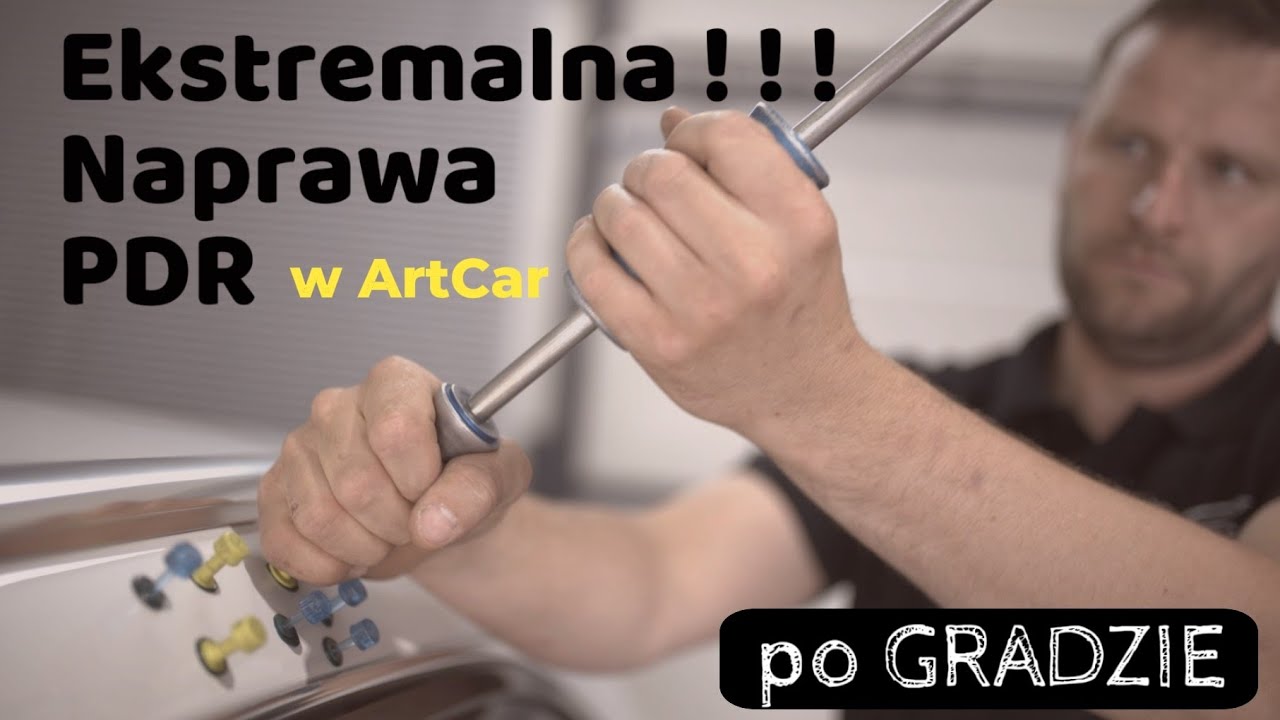 JAK naprawić auto po intensywnym GRADZIE bez śladu 👈 #PDR - YouTube