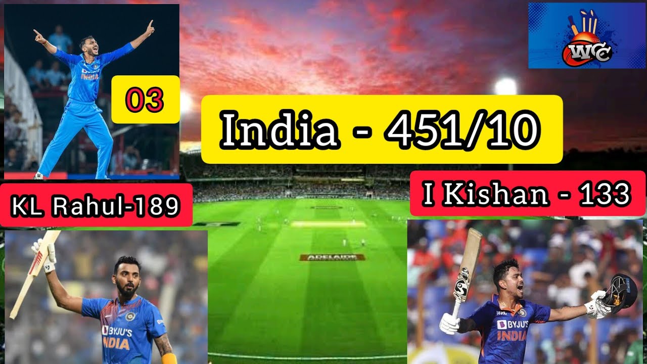 India highest ODI Score | India's highest Score | graphics mode ...