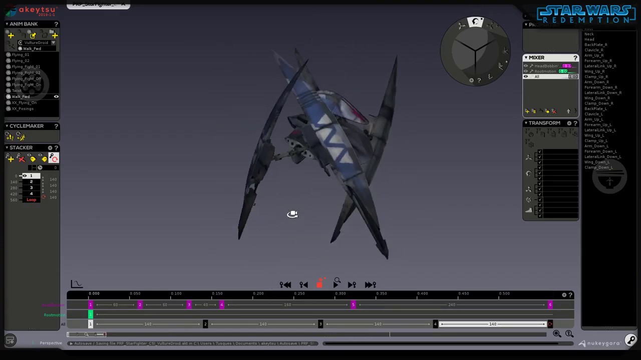 SWR Anim VultureDroidWalk - YouTube