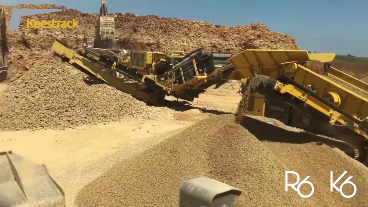 Keestrack Mobile R6 impactor and K6 screen seen from operators ...