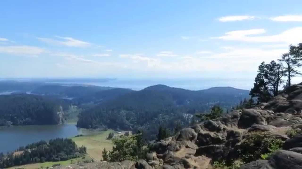 the good lookout can see the lake and Puget sound lots of dragon flies ...
