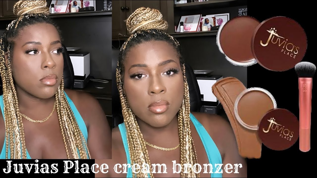 Trying the new Juvias Place bronzed cream bronzer shade Amber | Creamy ...