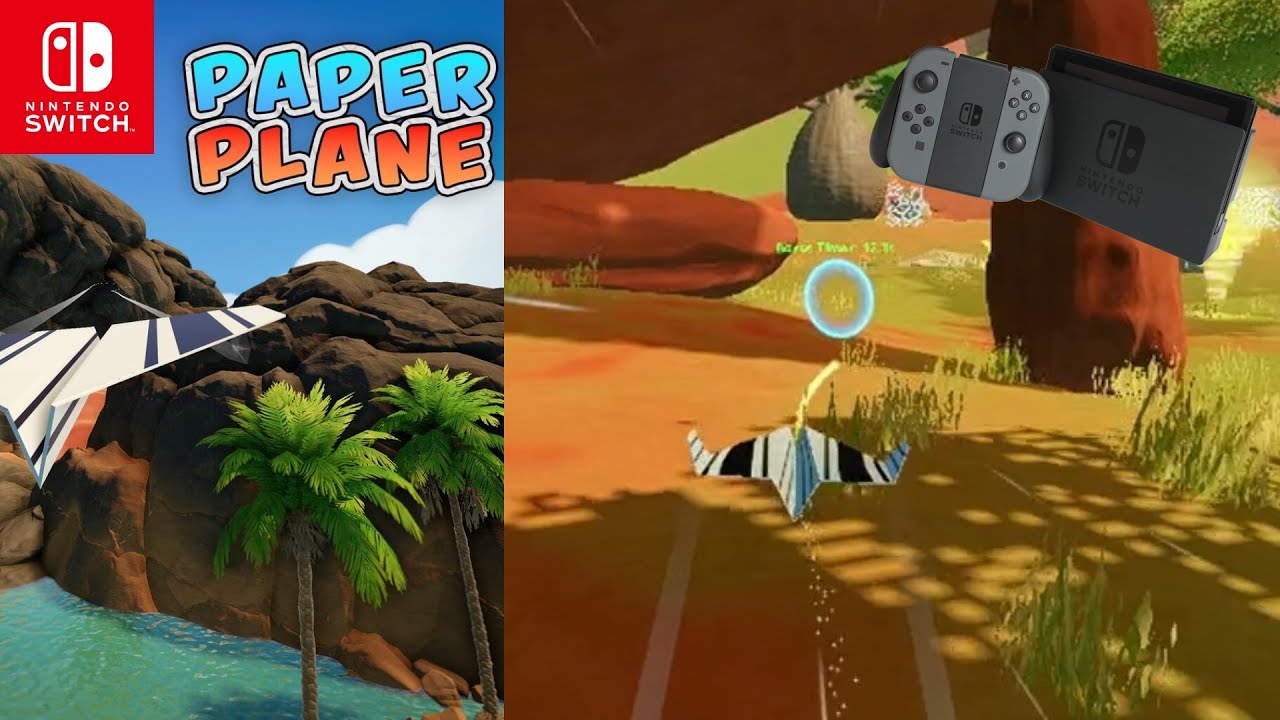 Paper Plane Gameplay Nintendo Switch - YouTube