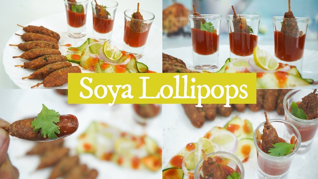 Soya lollipop | Soya wadi | VEG Chicken | Crispy Kabab | food unlimited ...