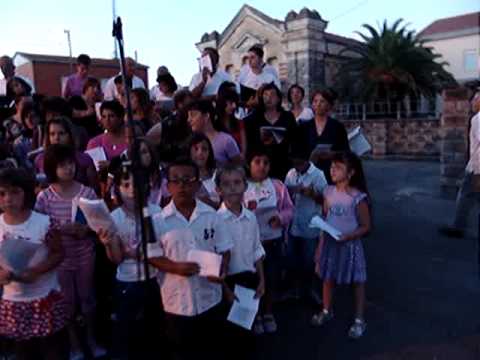 ARBOREA. IL CORO PER LA CELEBRAZIONE DI MONS. MARIO FIANDRI - YouTube