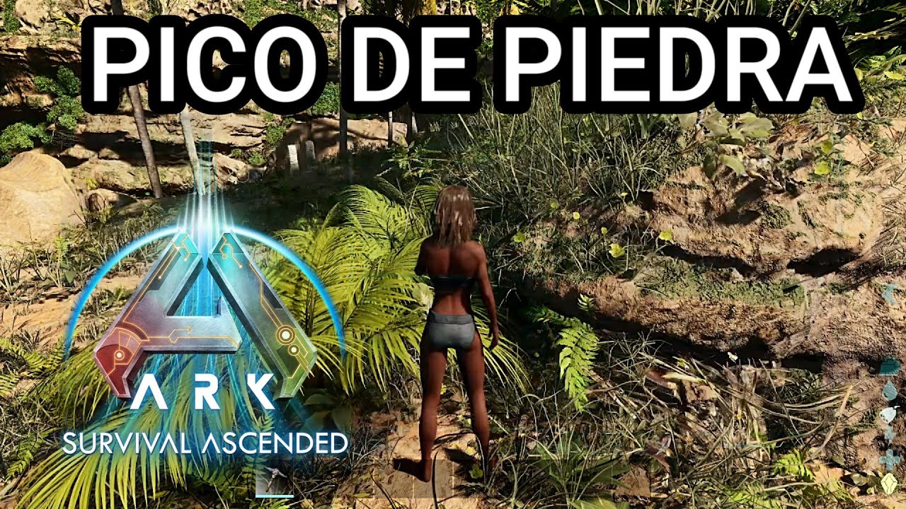 Como hacer un PICO DE PIEDRA en Ark Survival Ascended ️ - YouTube