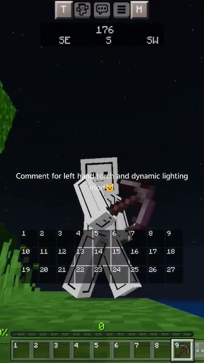 left hand torch and dynamic lighting mod #minecraft #mcpe # ...