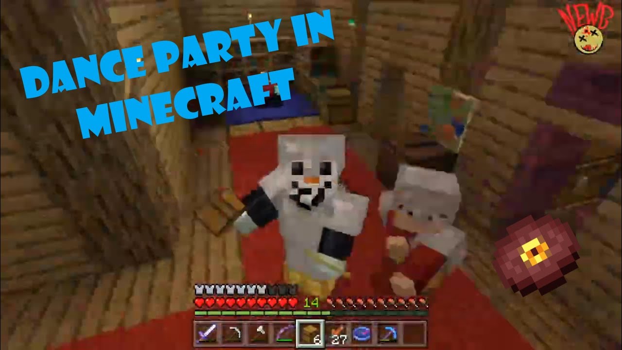 Dance Party in Minecraft pigstep - YouTube