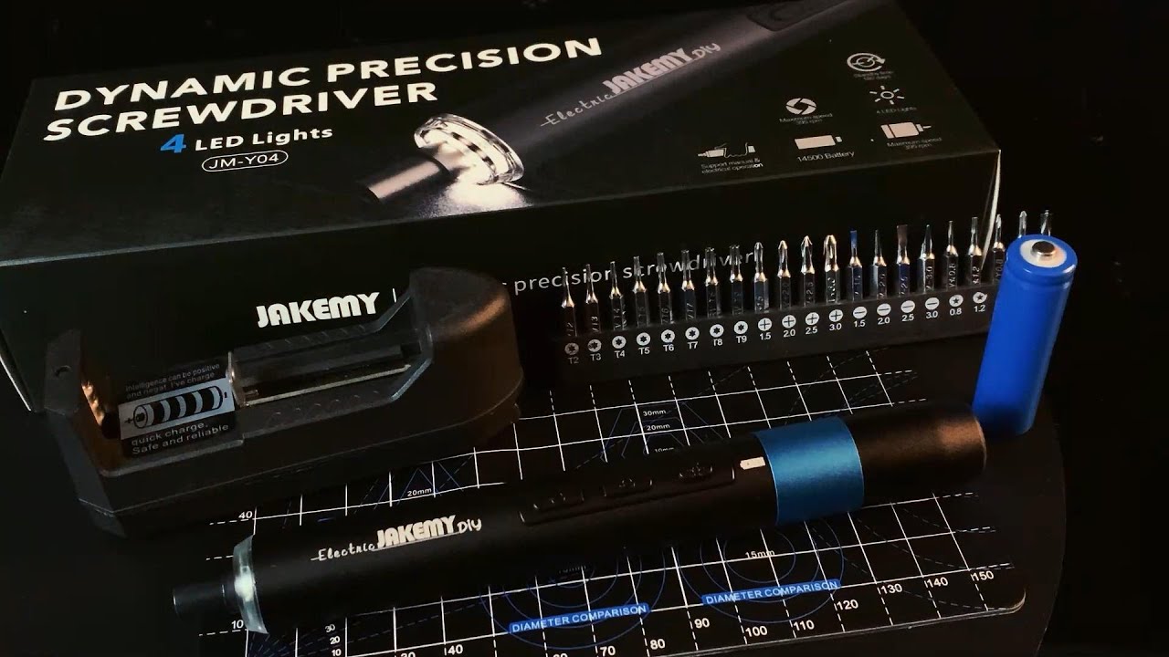 Know more about 25 in 1 Dual dynamics precision electric screwdriver set JAKEMY JM-Y04 (16:9 ...